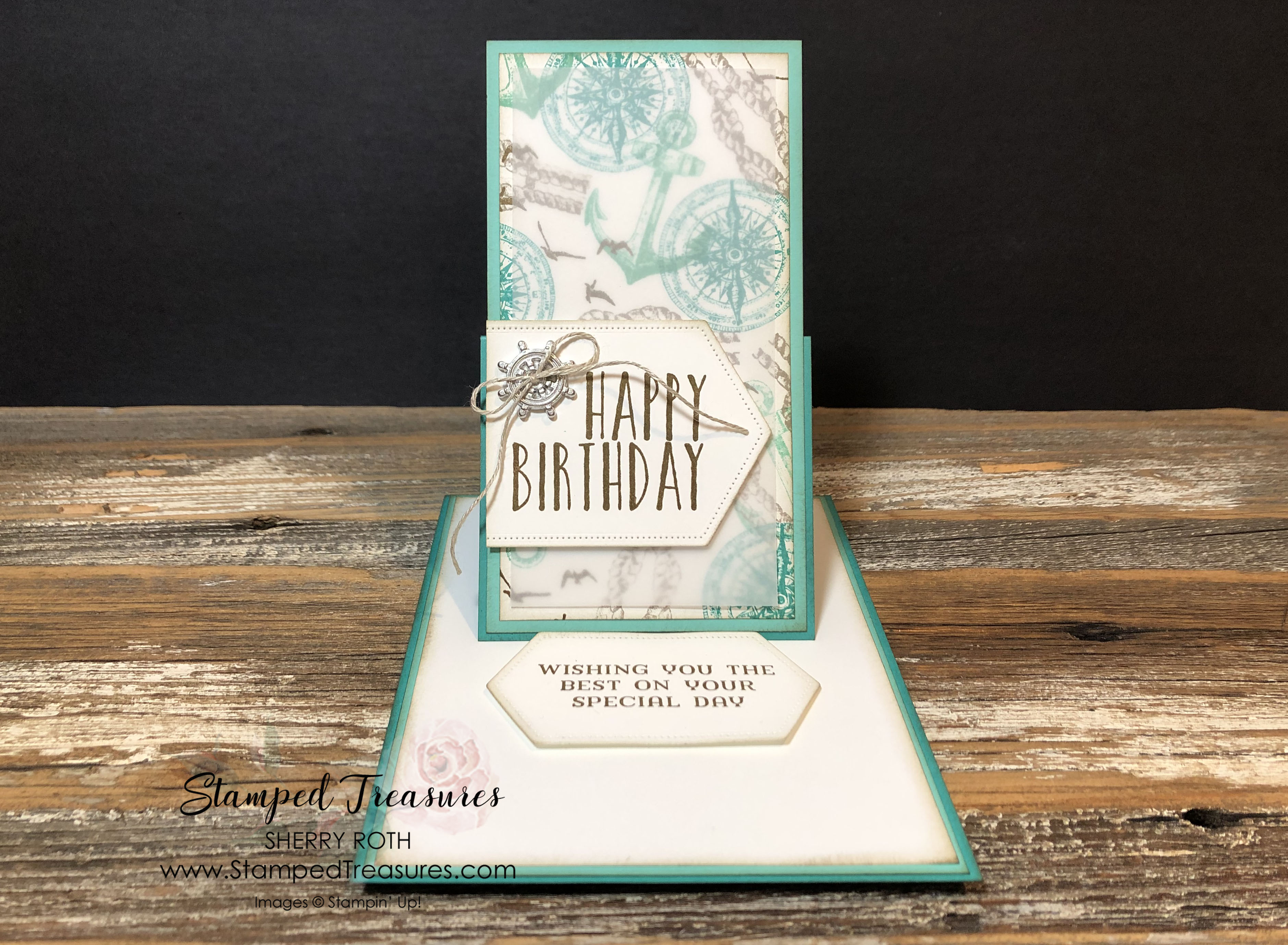 Saling Home Fun Fold Easel Birthday Card with Video