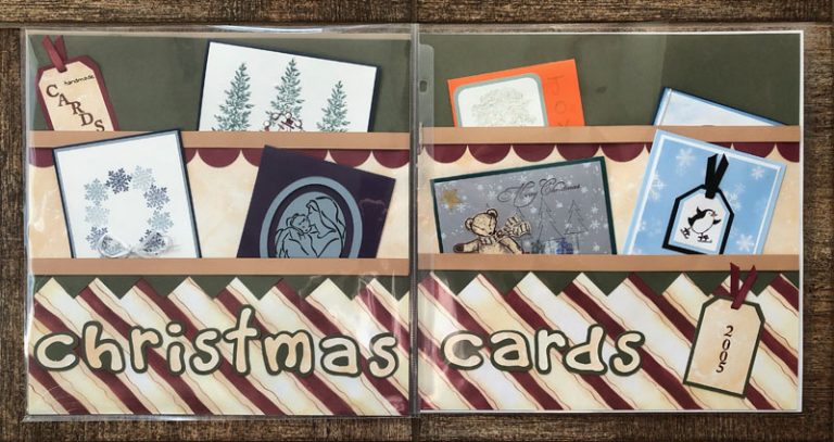 Repurposing Christmas Cards - Stamped Treasures