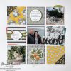 Grid Style Scrapbook Layout - Stamped Treasures