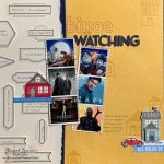 Binge Watching Layout - Stamped Treasures