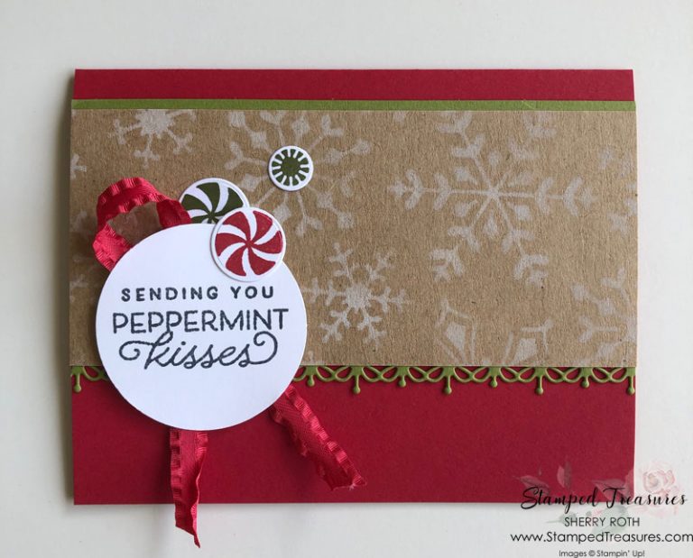 Frosted Gingerbread Christmas Card - Stamped Treasures