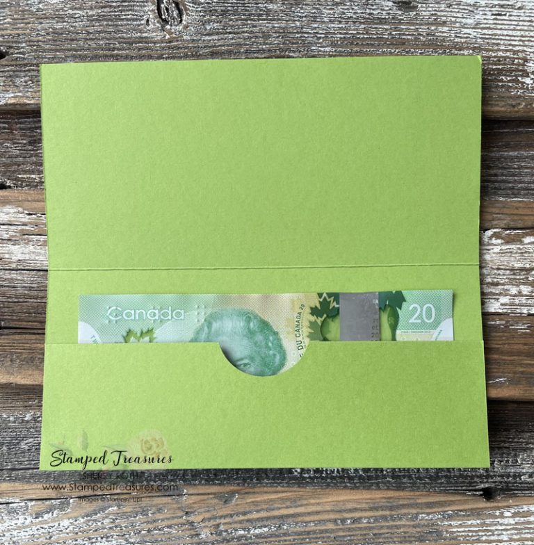 Money Wallet Card - Stamped Treasures