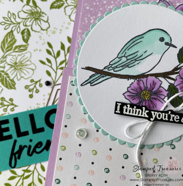 Friendly Hello Card Inspiration - Stamped Treasures