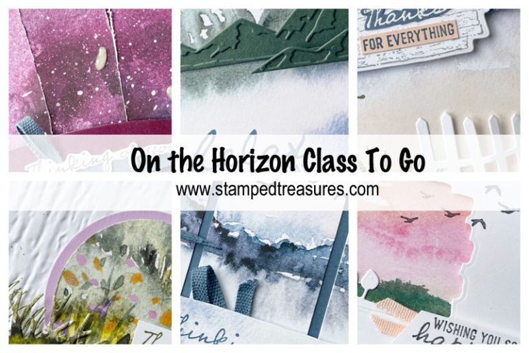 On the Horizon Card Inspiration - Stamped Treasures