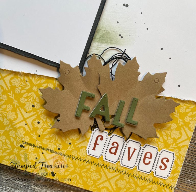 Fall Faves Layout - Stamped Treasures