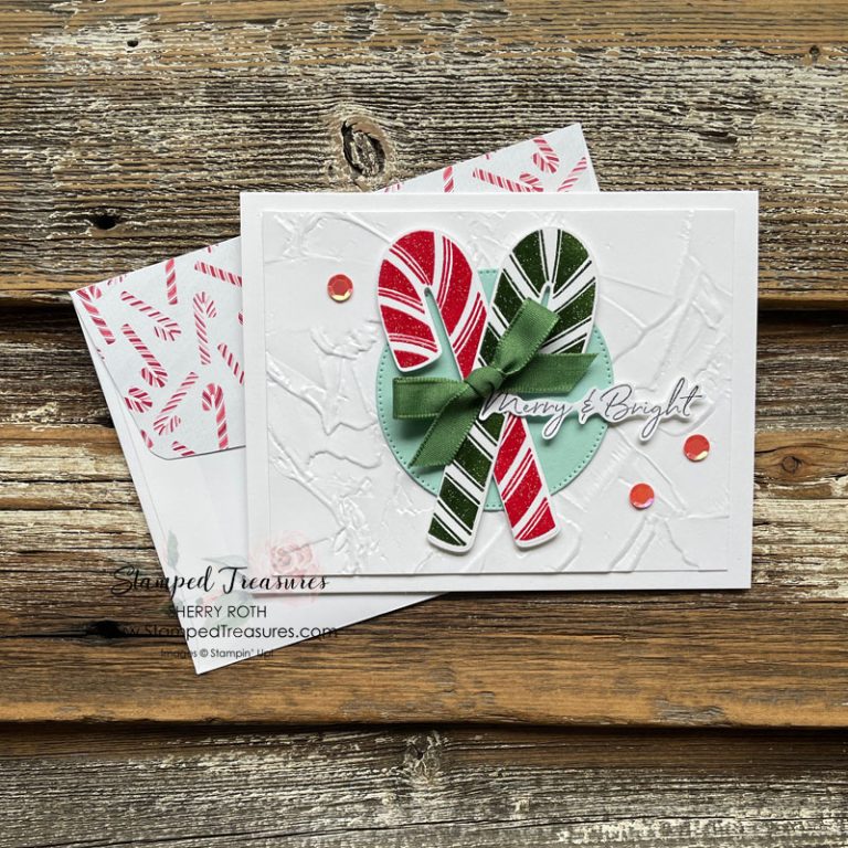 How to get an embossed look in any colour - Stamped Treasures