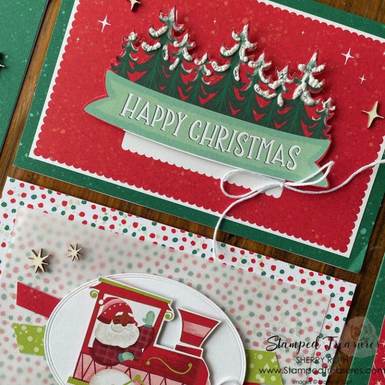 Santa Express Memories & More Card Ideas - Stamped Treasures