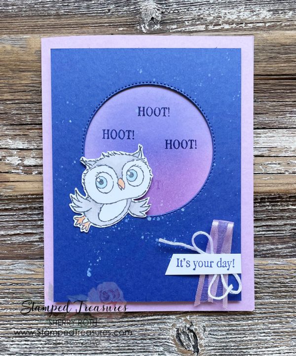 Adorable Owls Card Ideas - Stamped Treasures - Sherry Roth