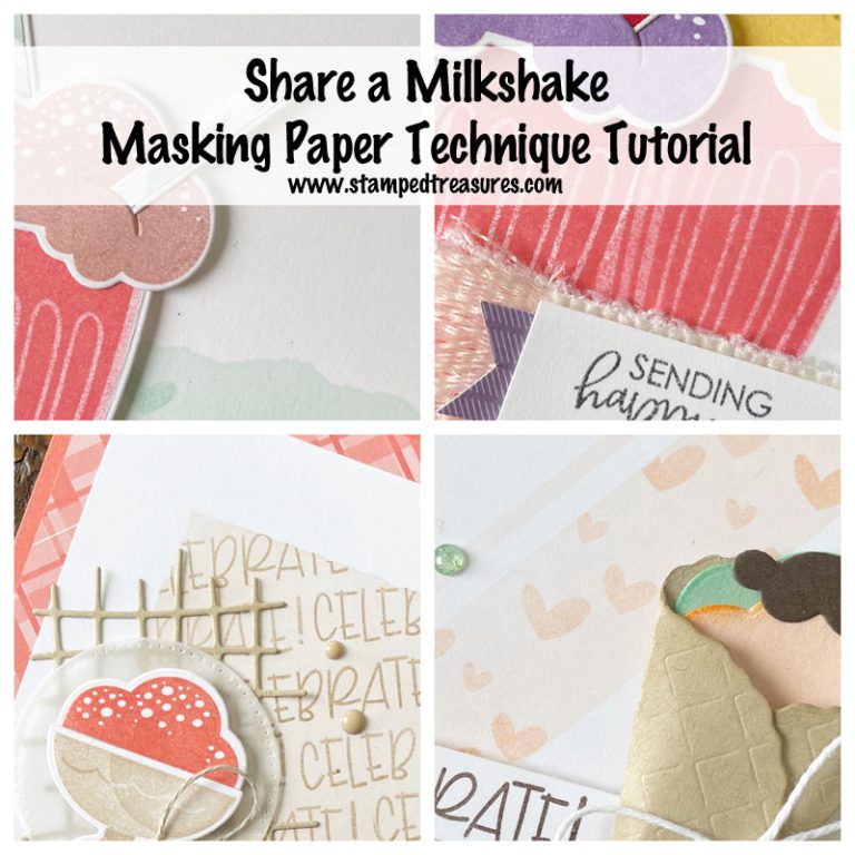 Retiform Technique with Masking Paper - Stamped Treasures