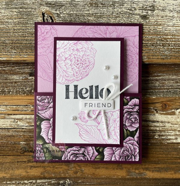 Fragrant Flowers Card Ideas - Stamped Treasures - Sherry Roth