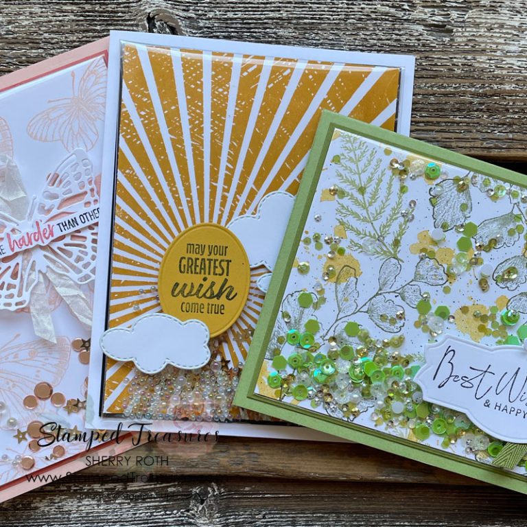 How to make a Simple Shaker Card - Stamped Treasures