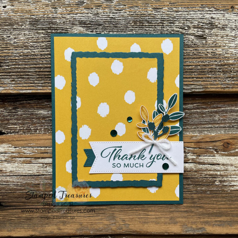 2 Fun Ways to Use Patterned Paper on Cards - Stamped Treasures