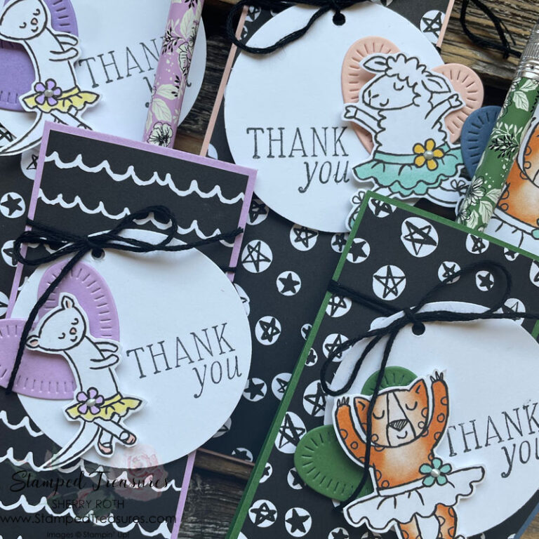 Use Your Patterned Paper for Pretty Packaging - Stamped Treasures