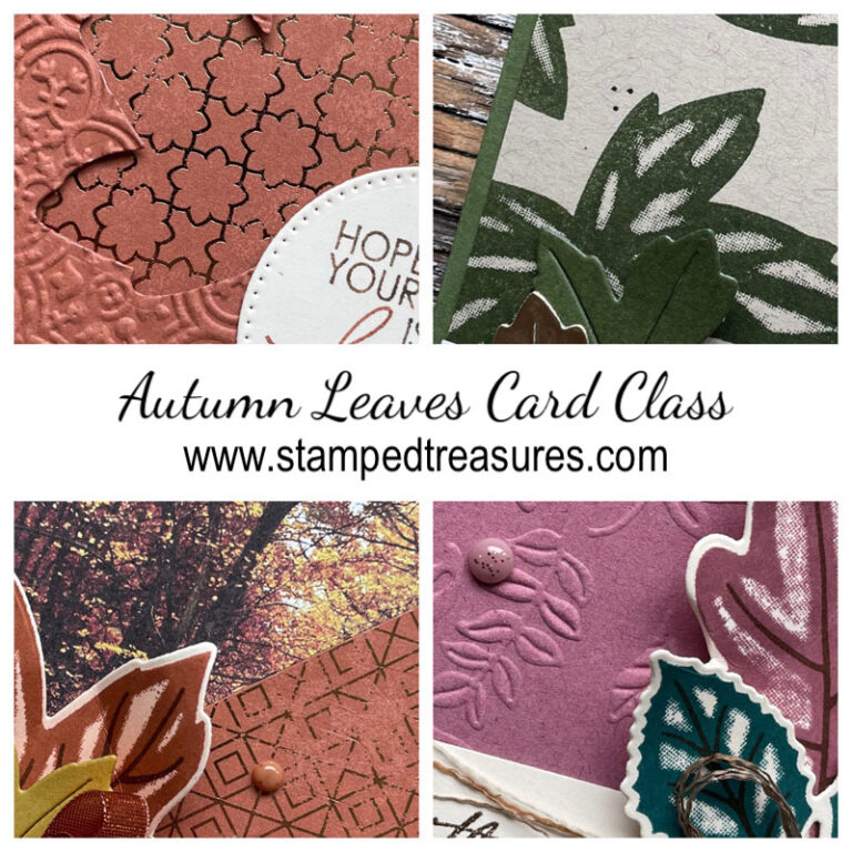 Autumn Leaves Swap - Stamped Treasures - Sherry Roth