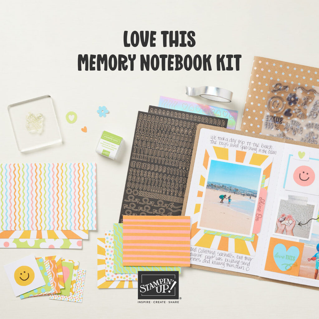Love This Memory Notebook Kit - Stamped Treasures - Sherry Roth
