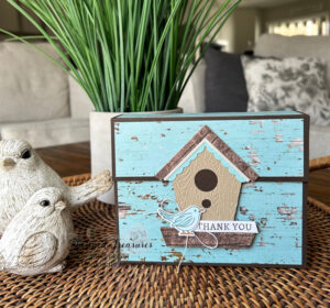 Simple A2 Card Box Tutorial - Stamped Treasures - Sherry Roth