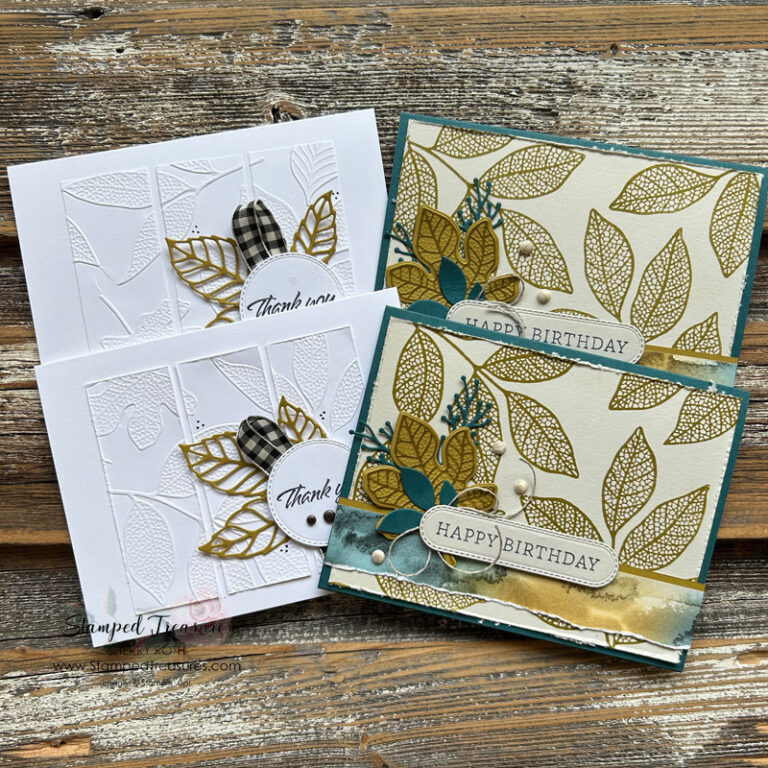 More Changing Leaves Card Ideas - Stamped Treasures