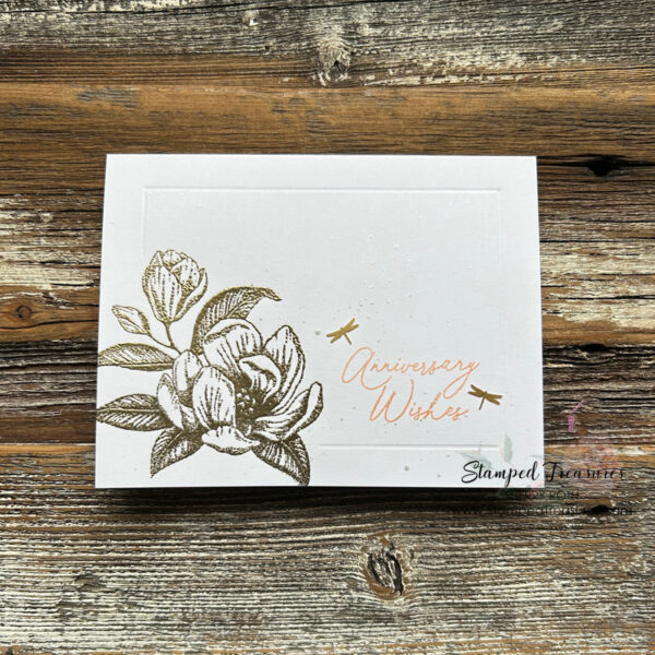 Single Layer Card Ideas - Stamped Treasures - Sherry Roth