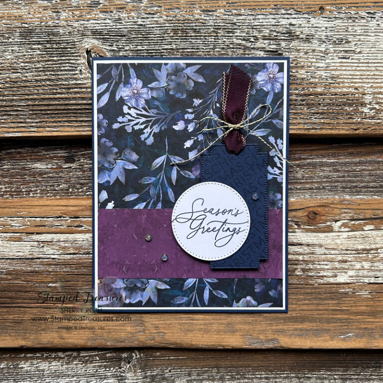 7 Christmas Cards from One 12x12 - Stamped Treasures