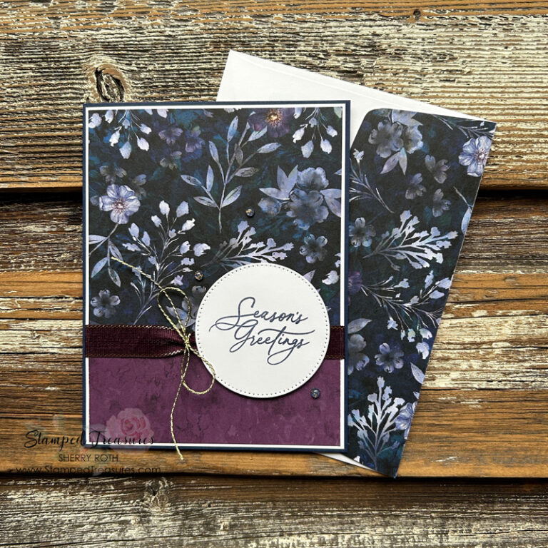 7 Christmas Cards from One 12x12 - Stamped Treasures
