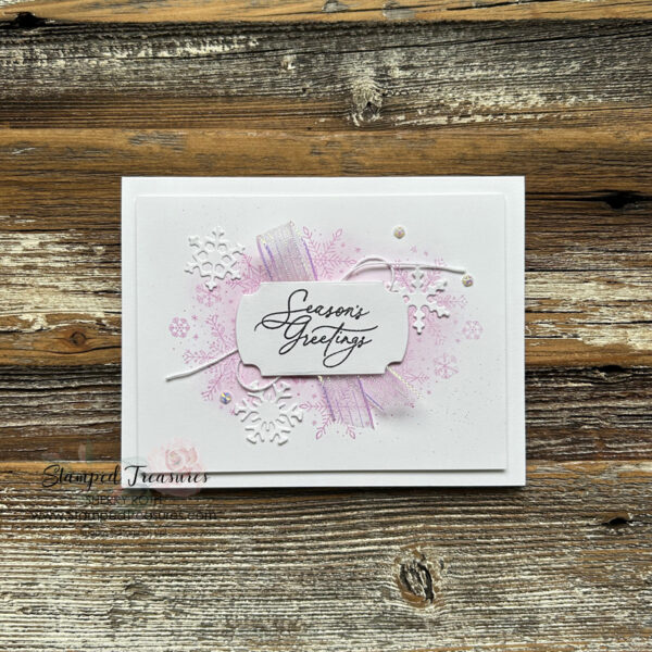 Frozen Edges Card Ideas - Stamped Treasures - Sherry Roth