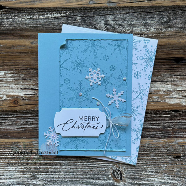 Frozen Edges Card Ideas - Stamped Treasures - Sherry Roth