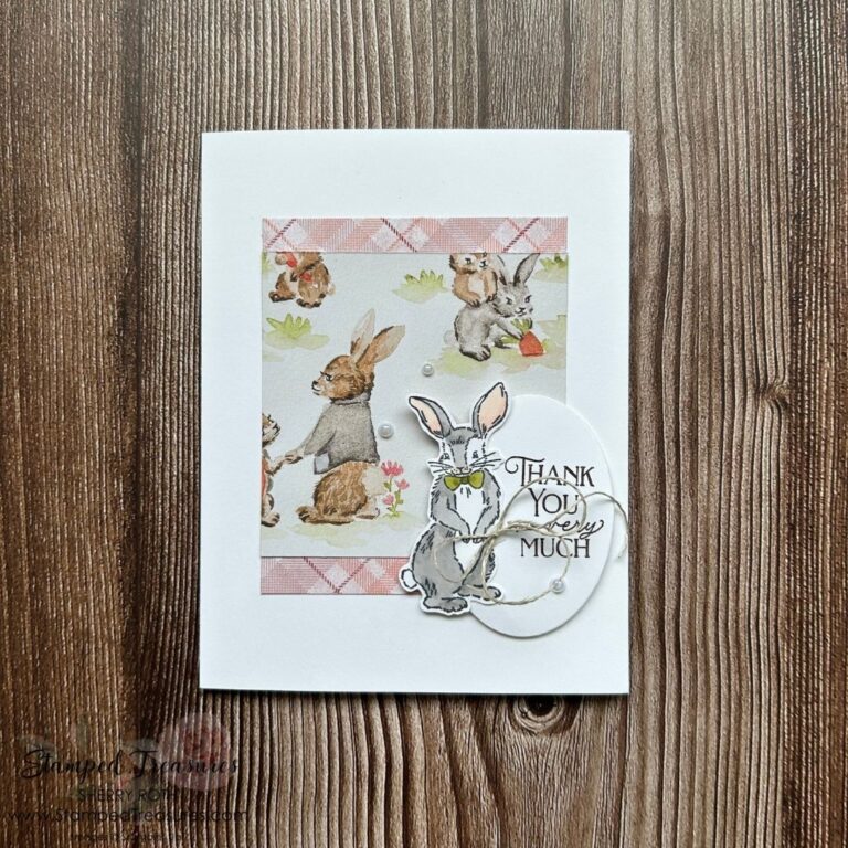 Easy 6x6 One Sheet Wonder - Stamped Treasures - Sherry Roth