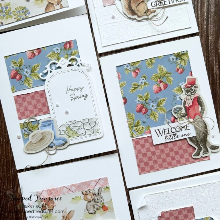 Easy 6x6 One Sheet Wonder - Stamped Treasures - Sherry Roth